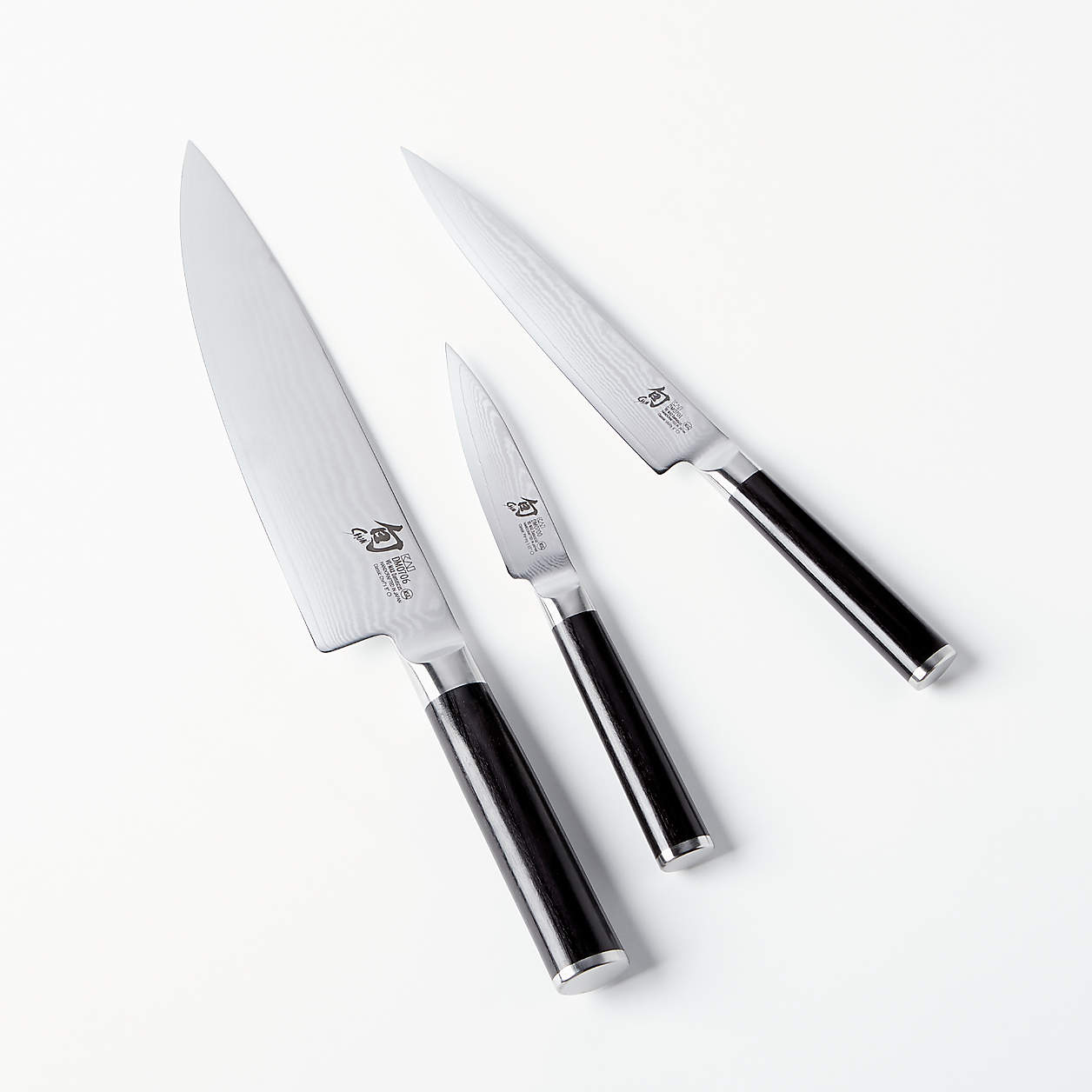 Shun Classic 3-Piece Starter Set + Reviews | Crate & Barrel