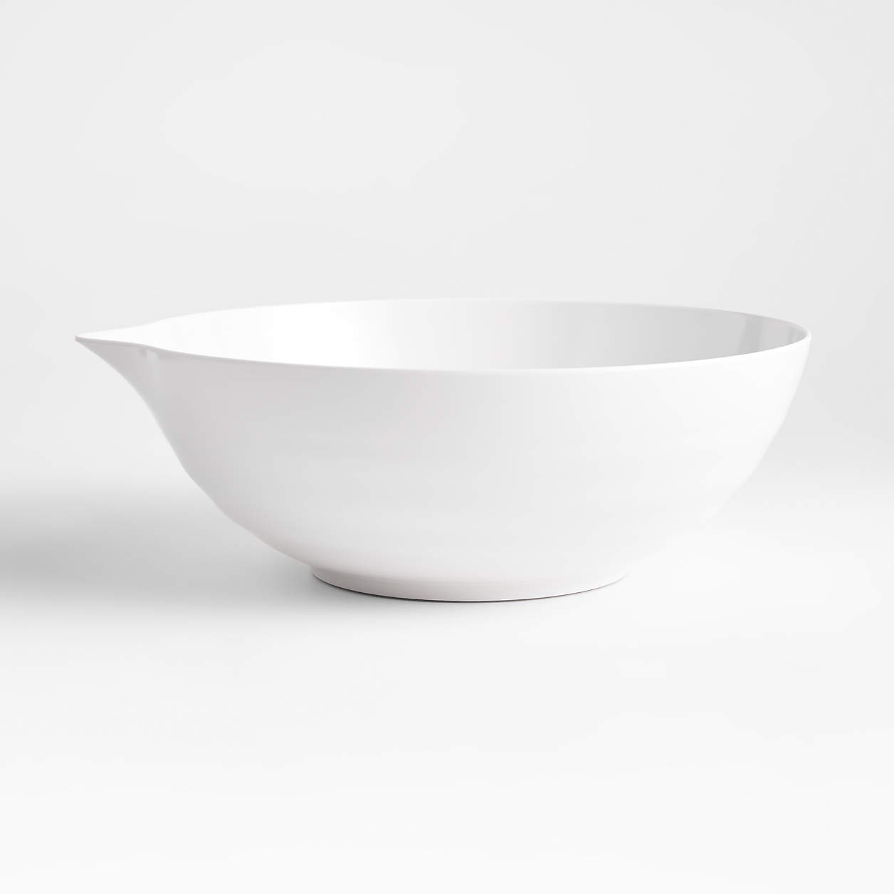 Sia Large White Melamine Mixing Bowl + Reviews | Crate & Barrel Canada