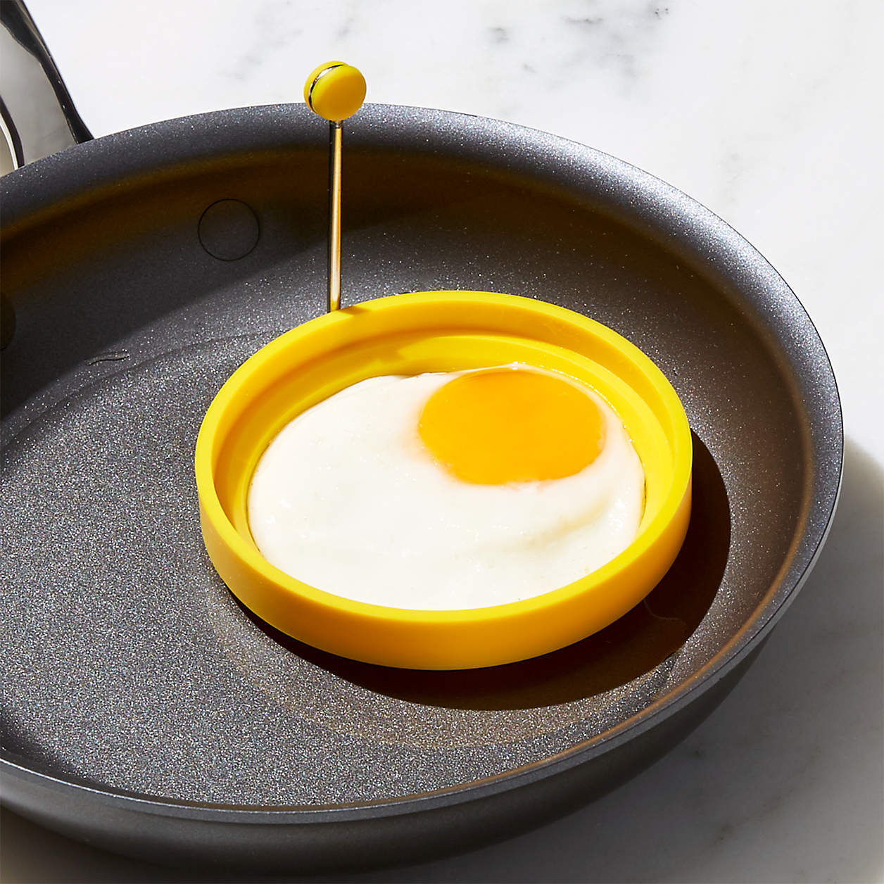 Yellow Silicone Pancake/Egg Ring + Reviews | Crate & Barrel