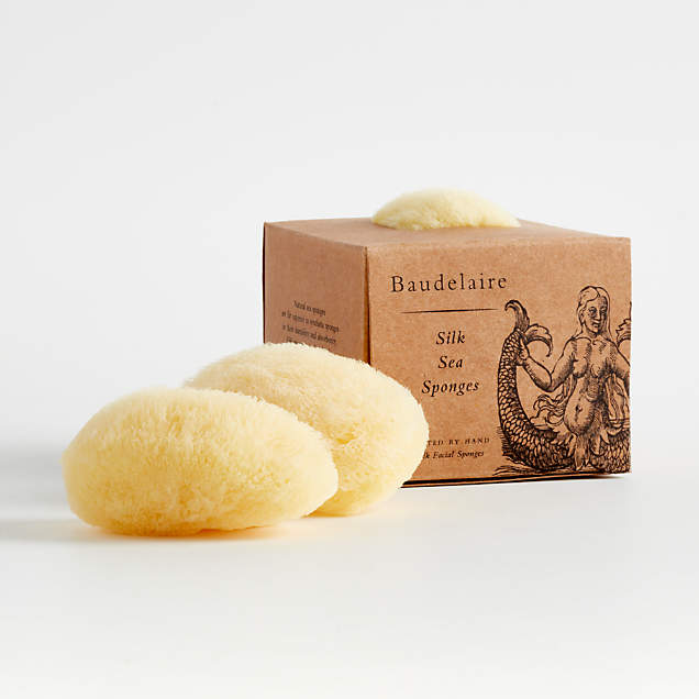 Large Natural Sea Wool Sponge + Reviews | Crate & Barrel