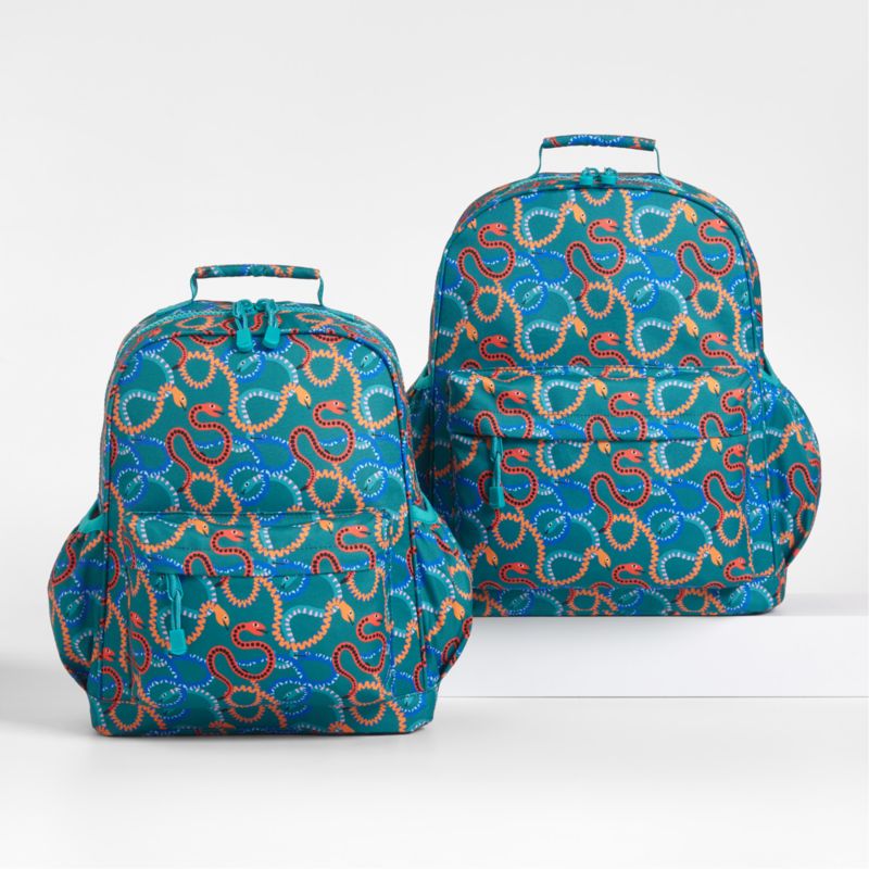 Large Kids Snake Personalized Backpack for School + Reviews | Crate & Kids