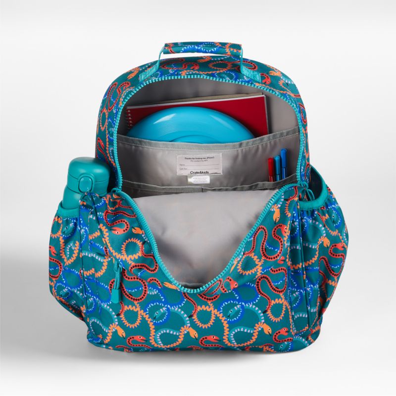 Large Kids Snake Personalized Backpack for School | Crate & Kids