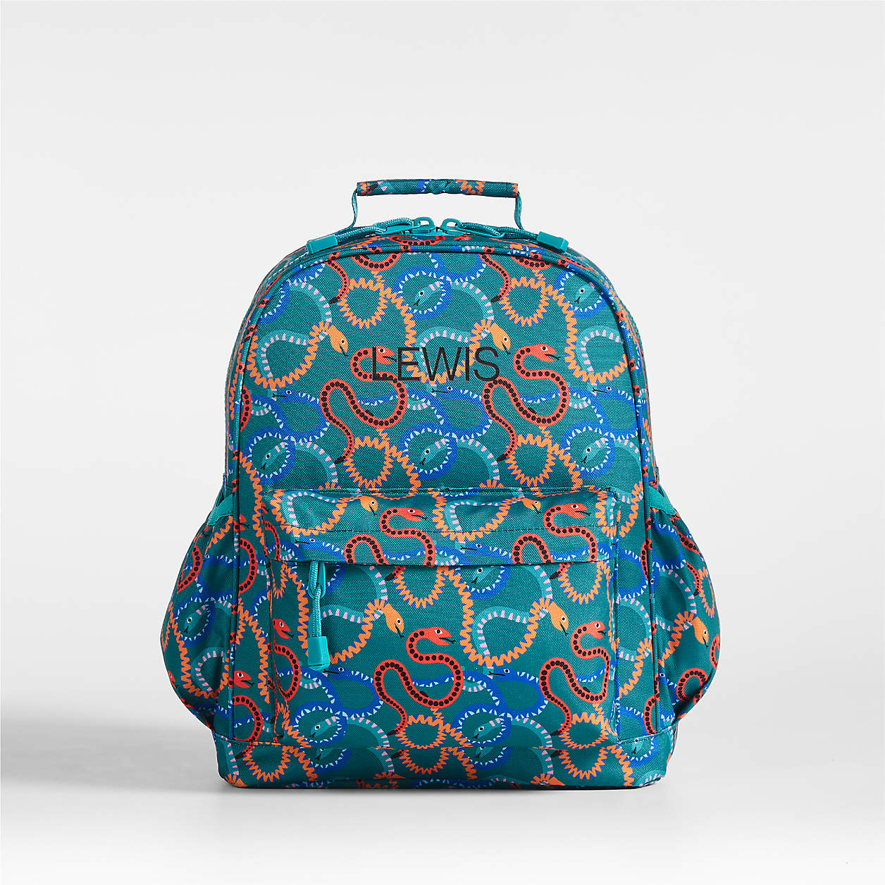 Silly Snakes Medium Kids Backpack with Side Pockets | Crate & Kids