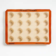 Silpat Silicone Mini Muffin Pan + Reviews | Crate & Barrel