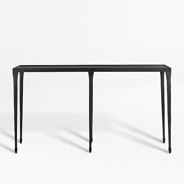 Turmont Glass Console Table + Reviews | Crate & Barrel