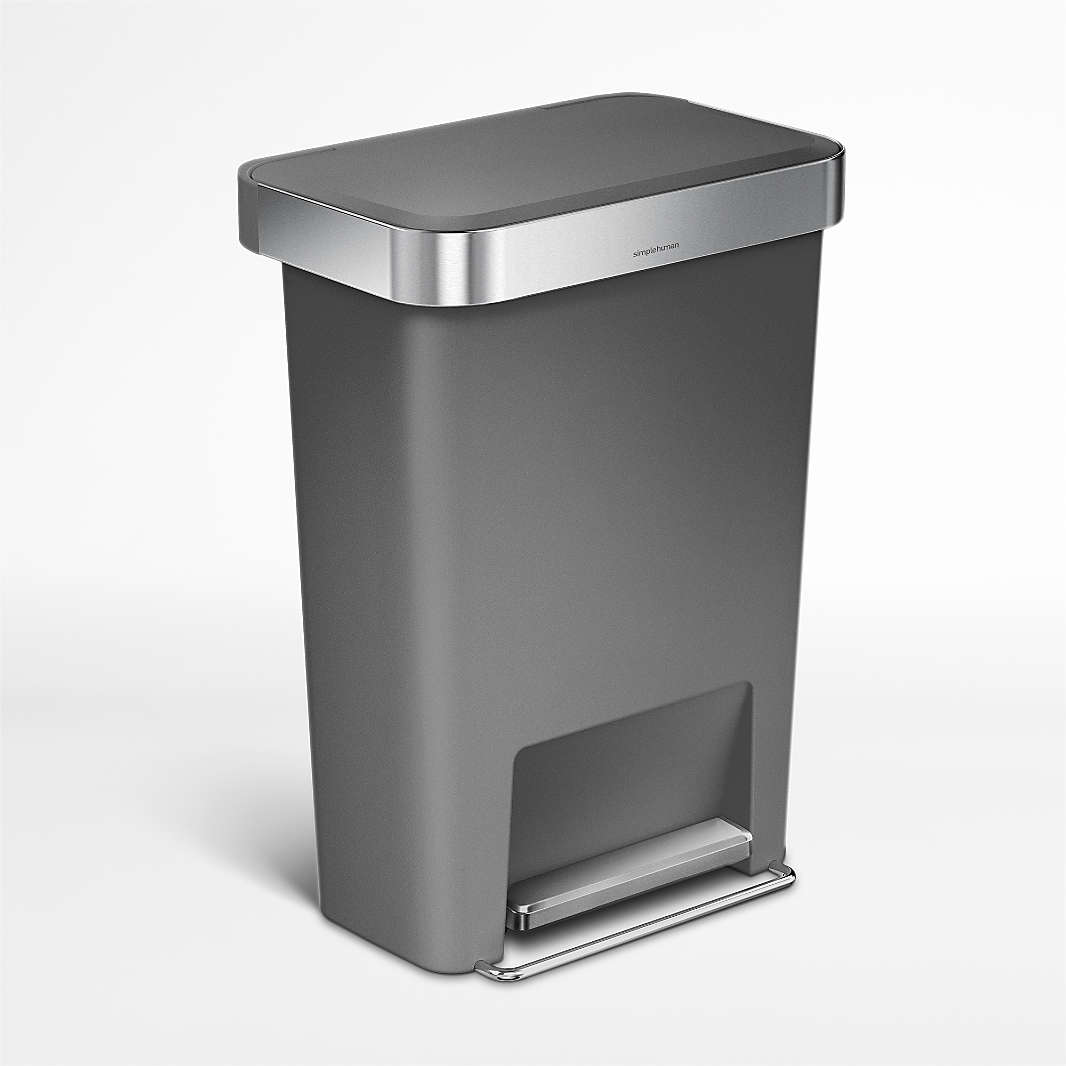 simplehuman Trash Cans, Soap Dispensers & Mirrors | Crate & Barrel