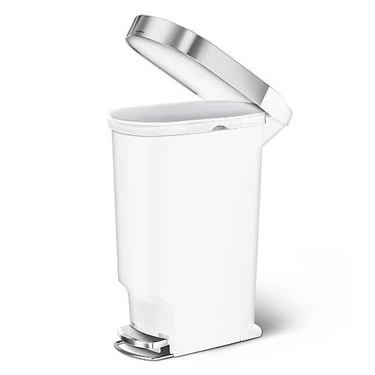 Slim Kitchen Trash Cans | Crate & Barrel