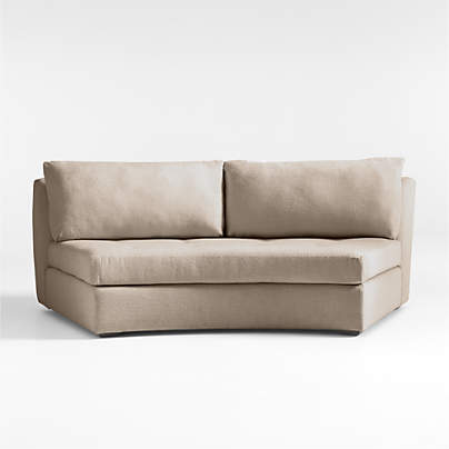 Sinuous Armless Sofa by Athena Calderone | Crate & Barrel