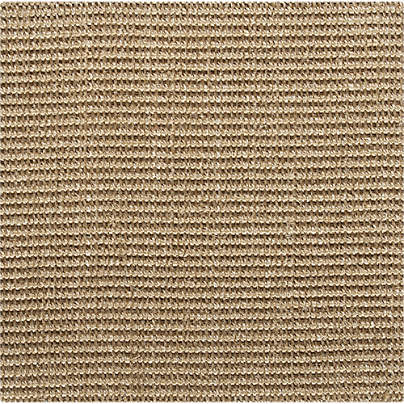 Sisal Almond Brown Rug Swatch 12"x18" | Crate & Barrel