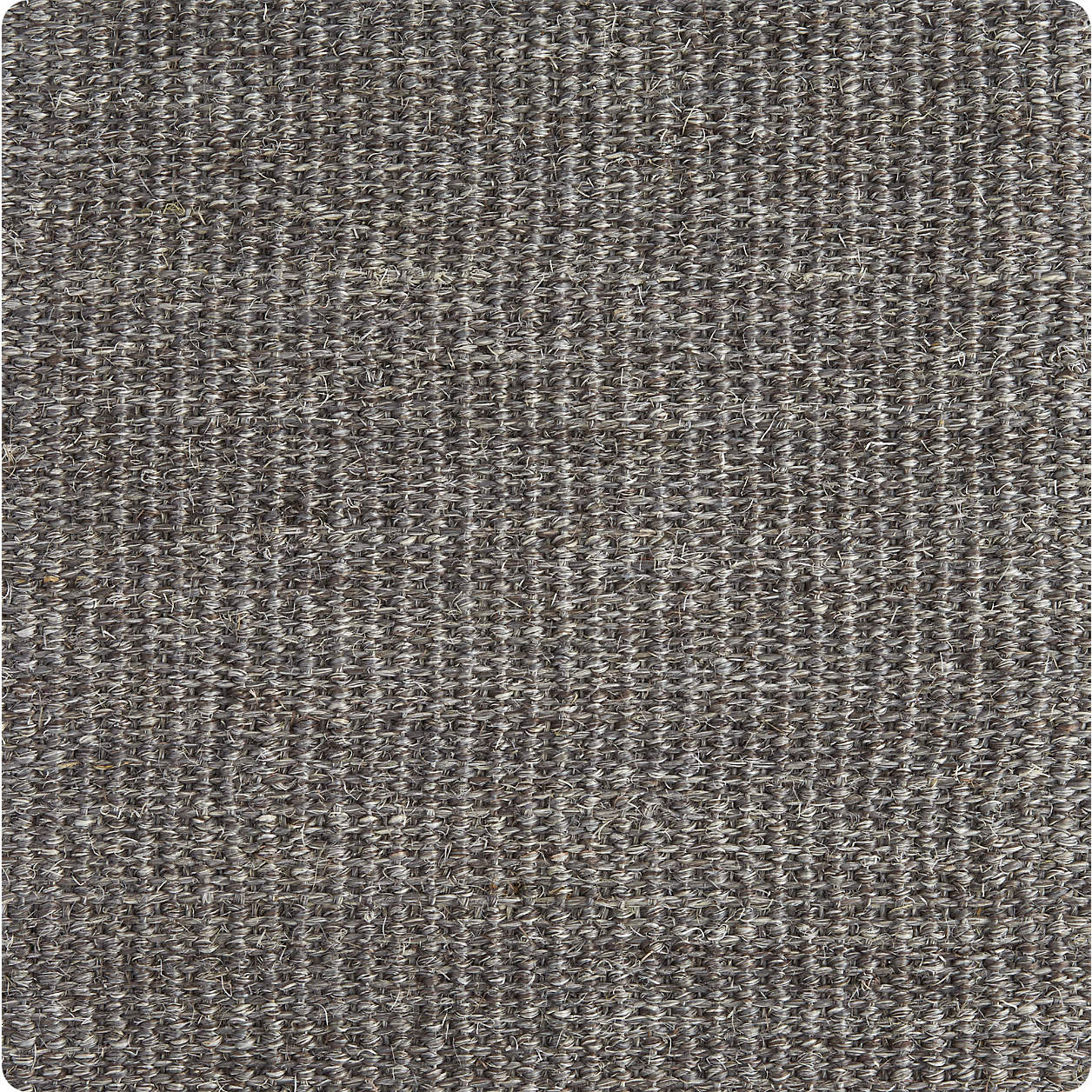 Sisal Grey 12" sq. Rug Swatch + Reviews | Crate and Barrel