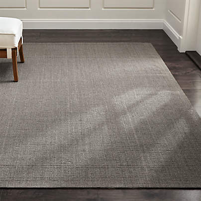 Yumi Grey Multi-Color Rag Area Rug 2'x3' + Reviews | Crate & Barrel