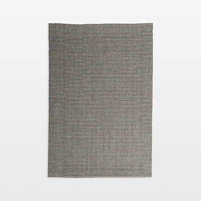 Sisal Grey Area Rug 2'x3' + Reviews | Crate & Barrel