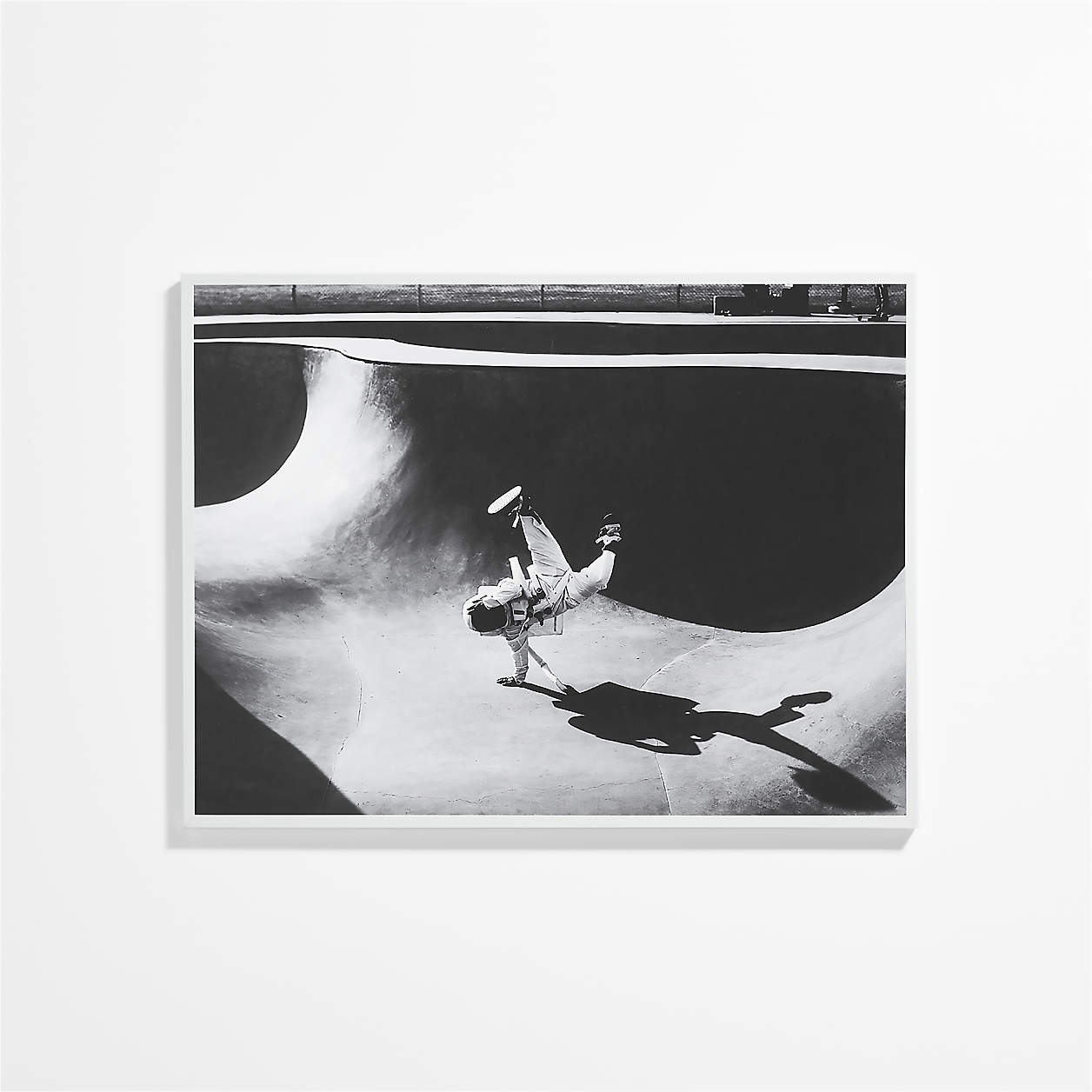 Skateboarder Large Framed Wall Art Print | Crate & Kids