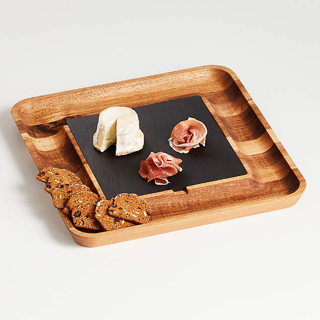 Slate 20"x12" Cheese Board + Reviews | Crate & Barrel