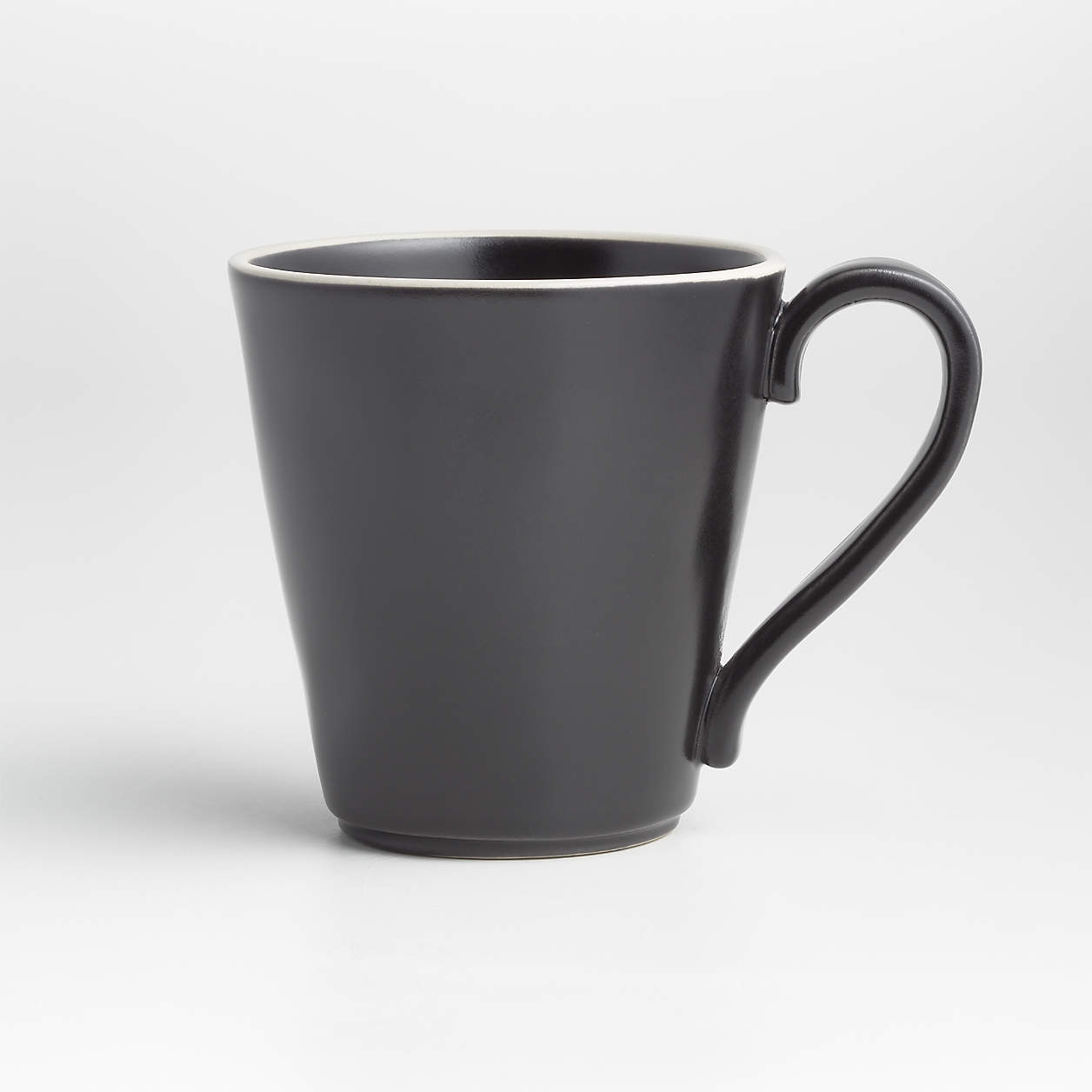 Sloan Black Mug | Crate & Barrel