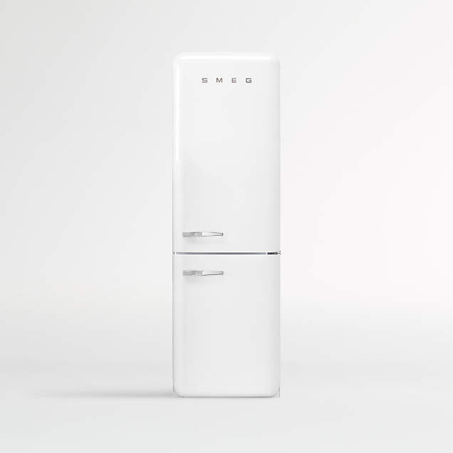 SMEG FAB10 White Right-Hinge Refrigerator | Crate & Barrel