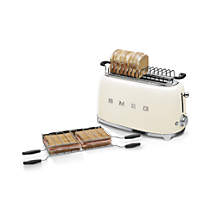 Smeg Cream 2-Slice Retro Toaster + Reviews | Crate & Barrel