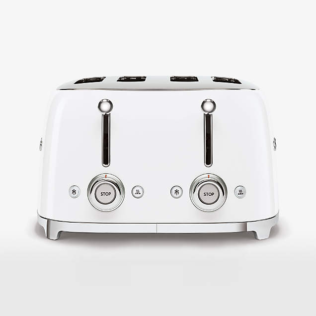 Smeg Cream 2-Slice Retro Toaster + Reviews | Crate & Barrel