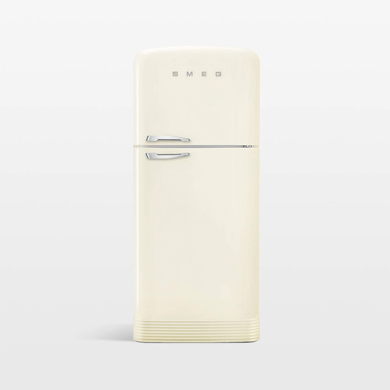Smeg FAB50 Cream Right-Hinge Refrigerator + Reviews | Crate & Barrel