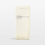 Smeg FAB50 Cream Right-Hinge Refrigerator + Reviews | Crate & Barrel