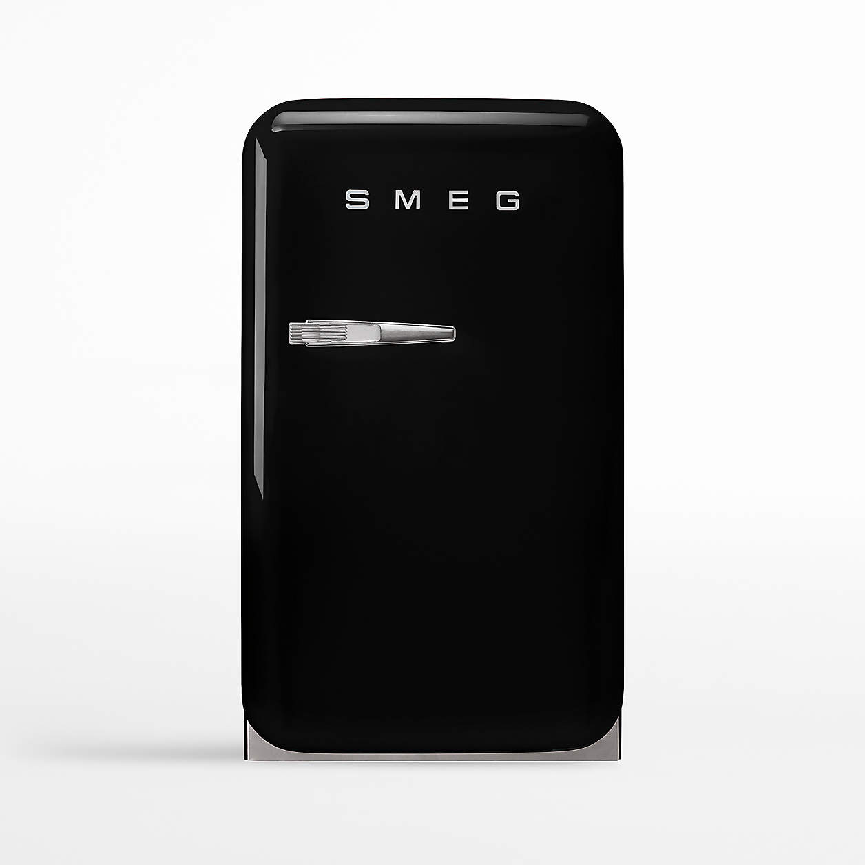Smeg FAB 5 Black Mini Right-Hinge Refrigerator | Crate & Barrel