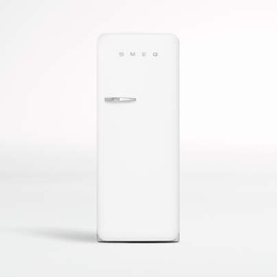 SMEG FAB10 White Right-Hinge Refrigerator | Crate & Barrel