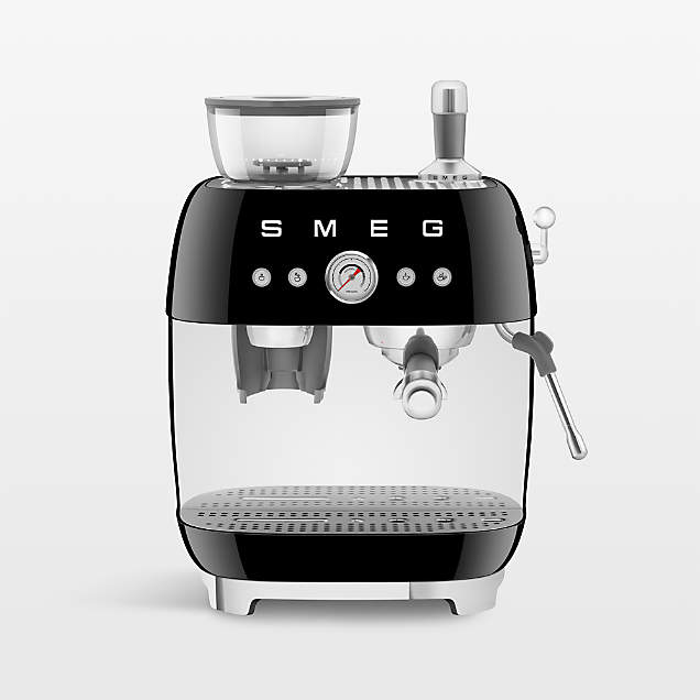 SMEG Taupe Automatic Coffee and Espresso Machine with Milk Frother ...