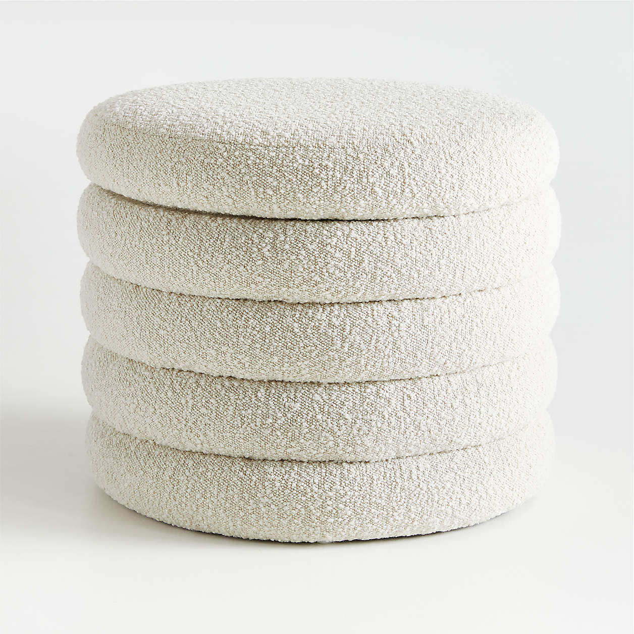 Snoozer Cream Boucle Nursery Swivel Glider and Storage Ottoman by ...