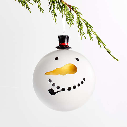 Christmas Snowman Decorations & Snowmen Decor 2022 | Crate & Barrel Canada