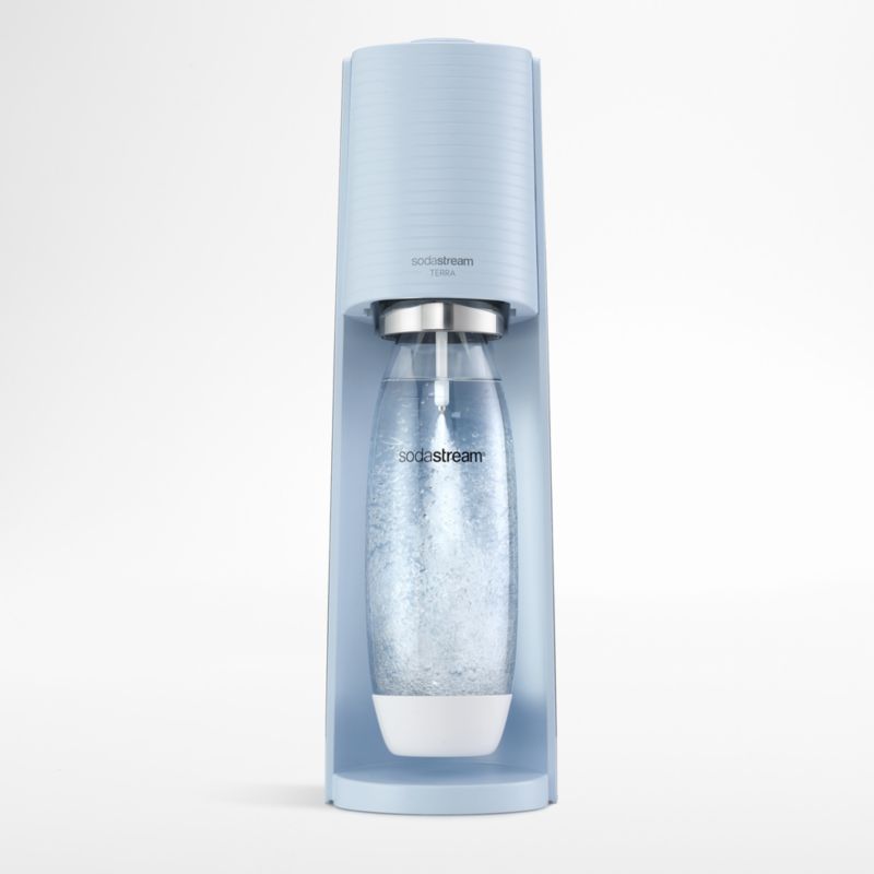 SodaStream Terra Misty Blue Sparkling Water Maker + Reviews | Crate ...