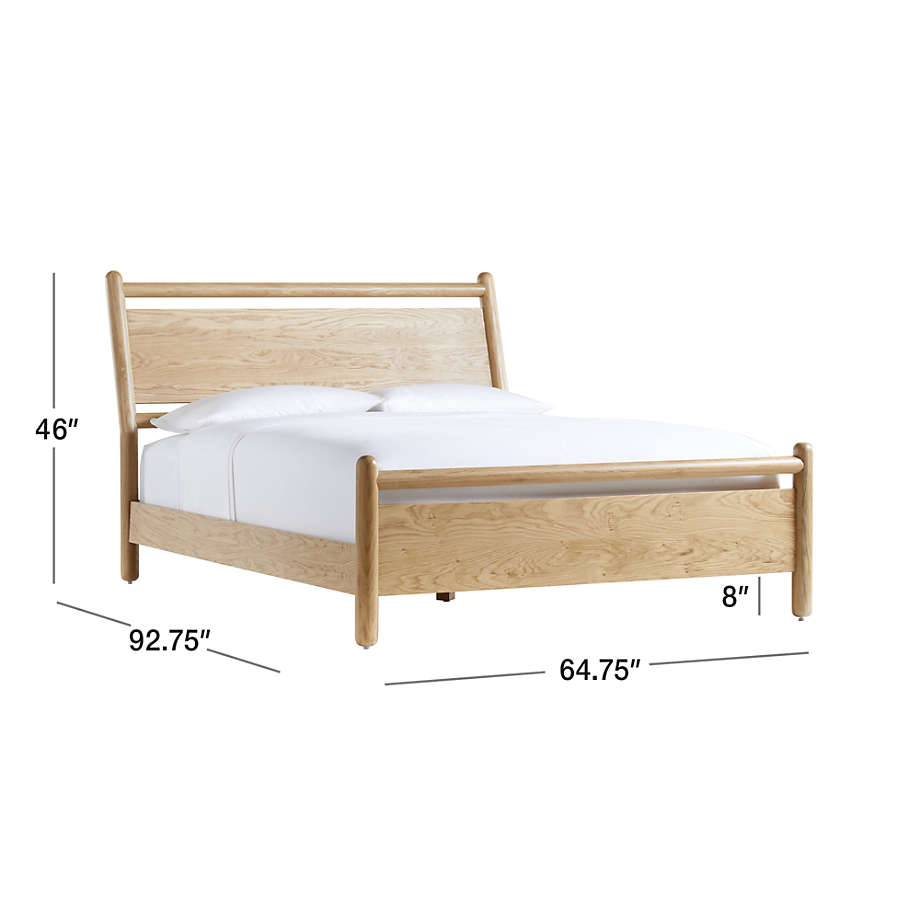 Solano Wood Bed | Crate & Barrel