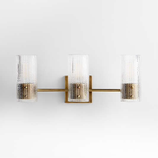 Triple Light Wall Sconces | Crate & Barrel