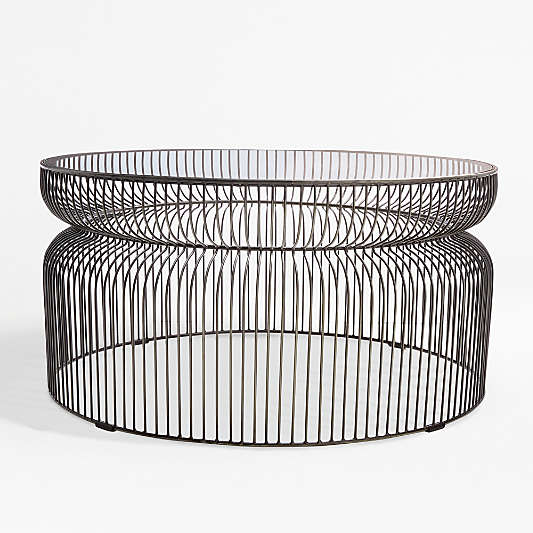 Glass Coffee Tables & Clear Glass Top Accent Tables | Crate & Barrel