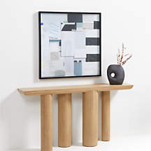 'Spontaneous Grid II' Framed Layered Paper Wall Art Print 38.5"x38.5 ...