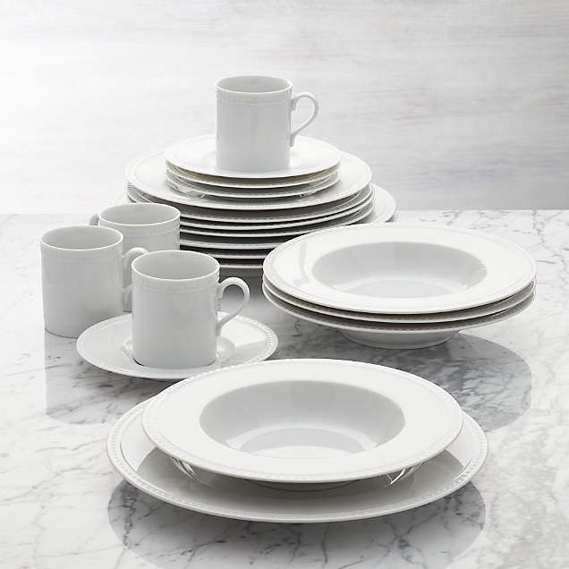 Staccato Dinner Plate + Reviews | Crate & Barrel