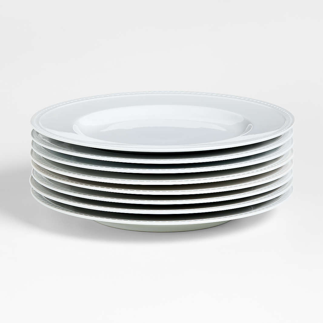 Round Dinner Plates & Rounded Dining Plate Sets | Crate & Barrel
