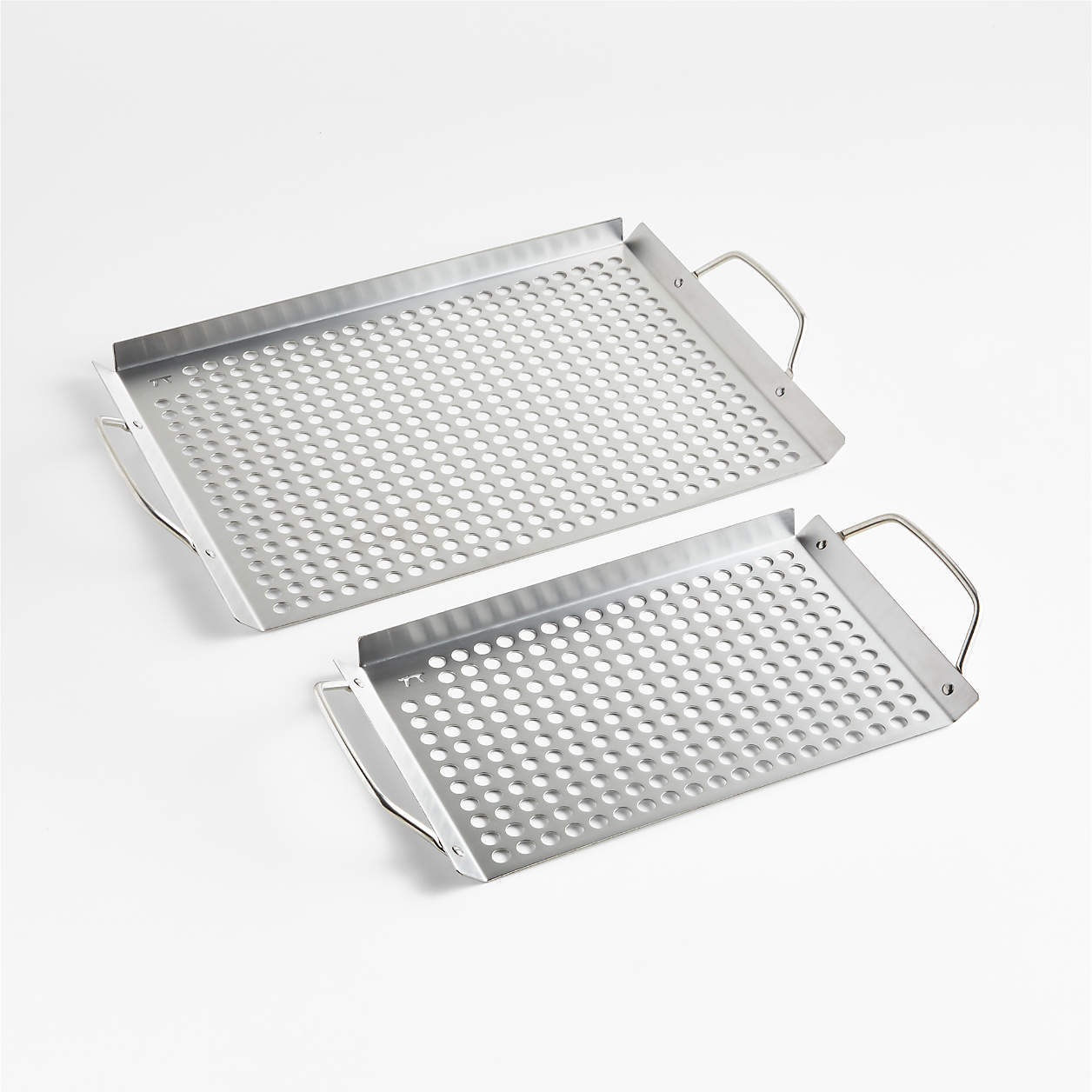 Stainless Steel Grill Grids, Set of 2 + Reviews | Crate & Barrel