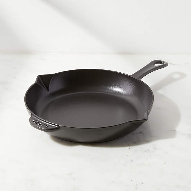 Staub 10" Lilac Fry Pan | Crate & Barrel