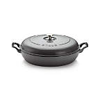 Staub 3.5-Qt Graphite Braiser + Reviews | Crate & Barrel