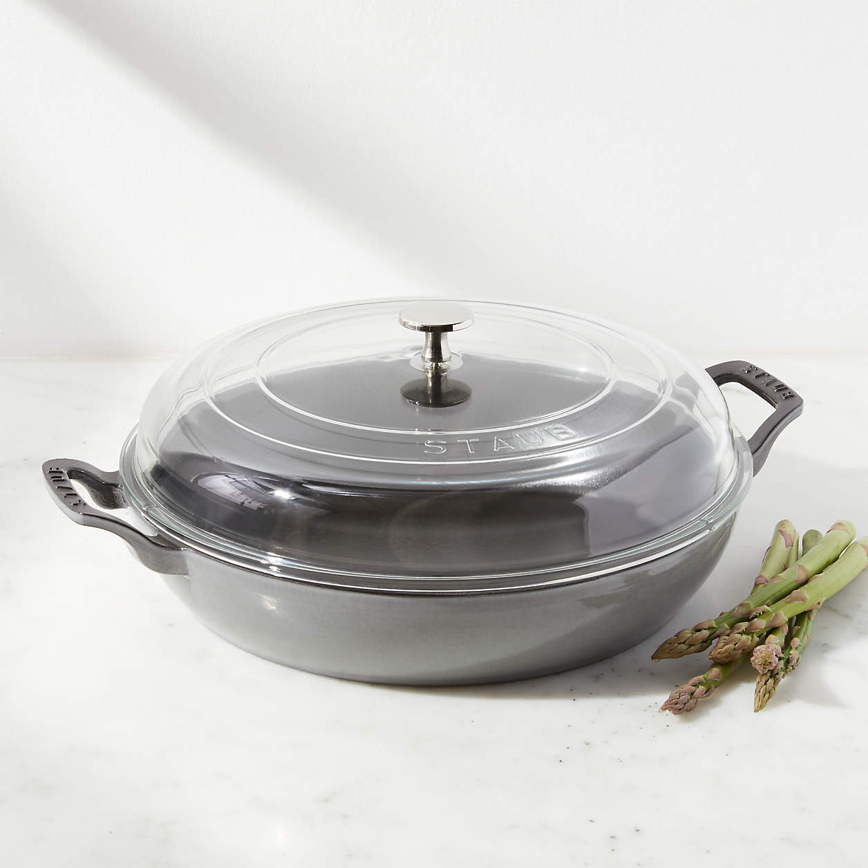 Staub Stackable Graphite Grey 4-Piece Cookware Set + Reviews | Crate ...