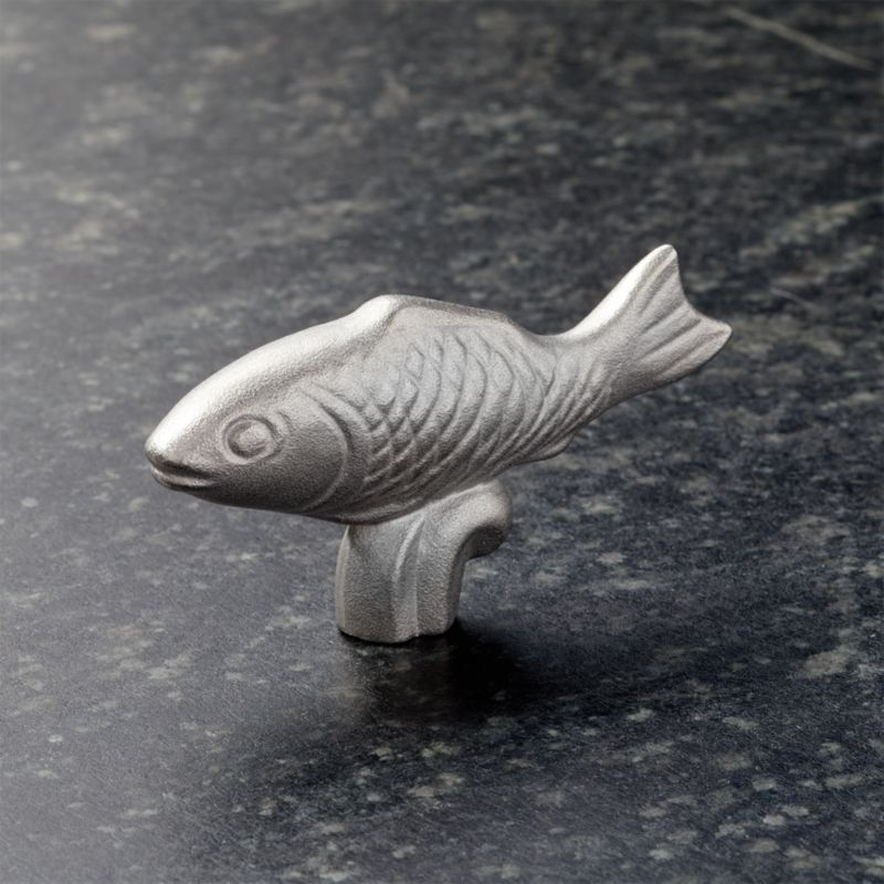 Staub Fish Animal Knob | Crate & Barrel