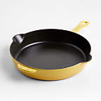 Staub 11" Citron Deep Skillet + Reviews | Crate & Barrel