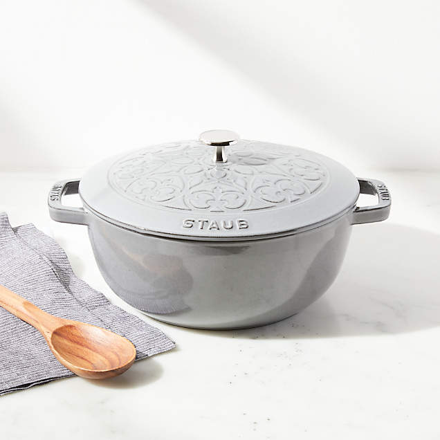 Staub 3.75-Qt. Graphite Grey Essential French Oven + Reviews | Crate ...