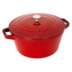 Staub Cherry Red 4-Piece Stackable Cookware Set + Reviews | Crate & Barrel