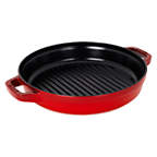 Staub Cherry Red 4-Piece Stackable Cookware Set + Reviews | Crate & Barrel