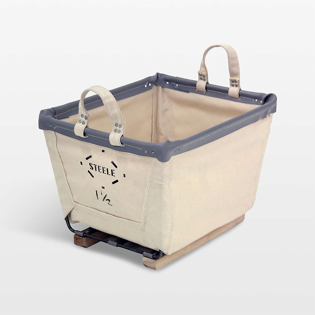 Steele Canvas Basket Corp: Steele Hampers & Laundry Carts | Crate & Barrel