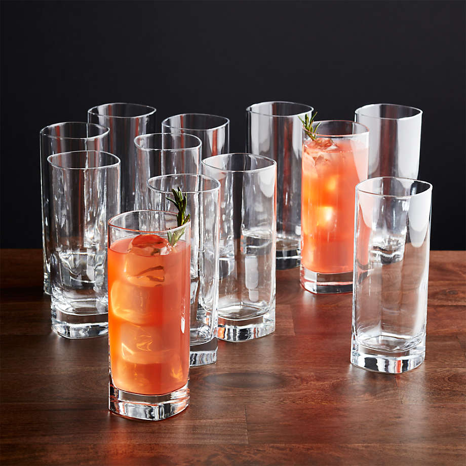 Strauss Cooler Glasses, Set of 12 + Reviews | Crate & Barrel