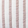 Classic Mauve Striped Waffle Weave Organic Cotton Kids Full/Queen Quilt ...
