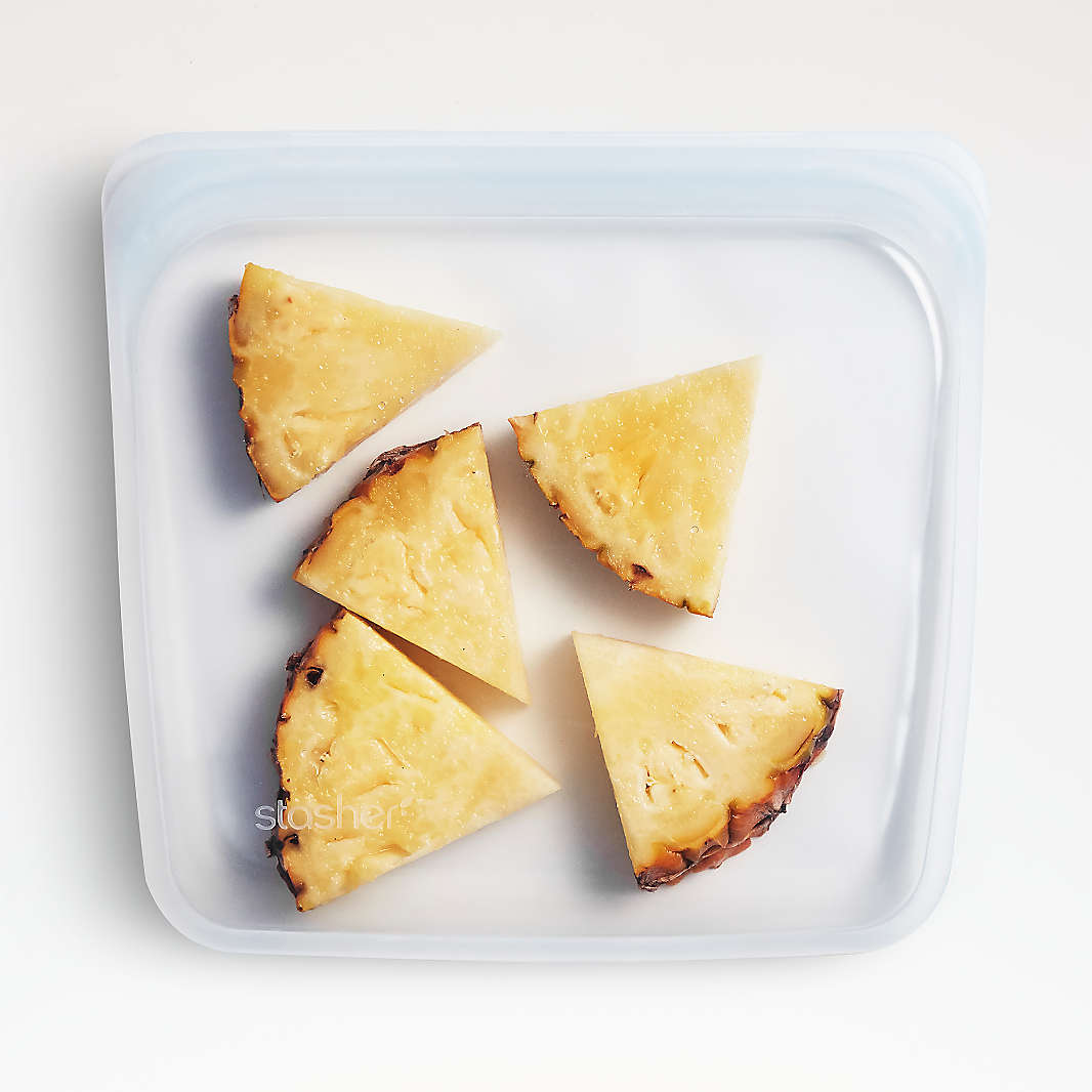 Stasher Bags: Stasher Reusable Silicone Storage Bags | Crate & Barrel