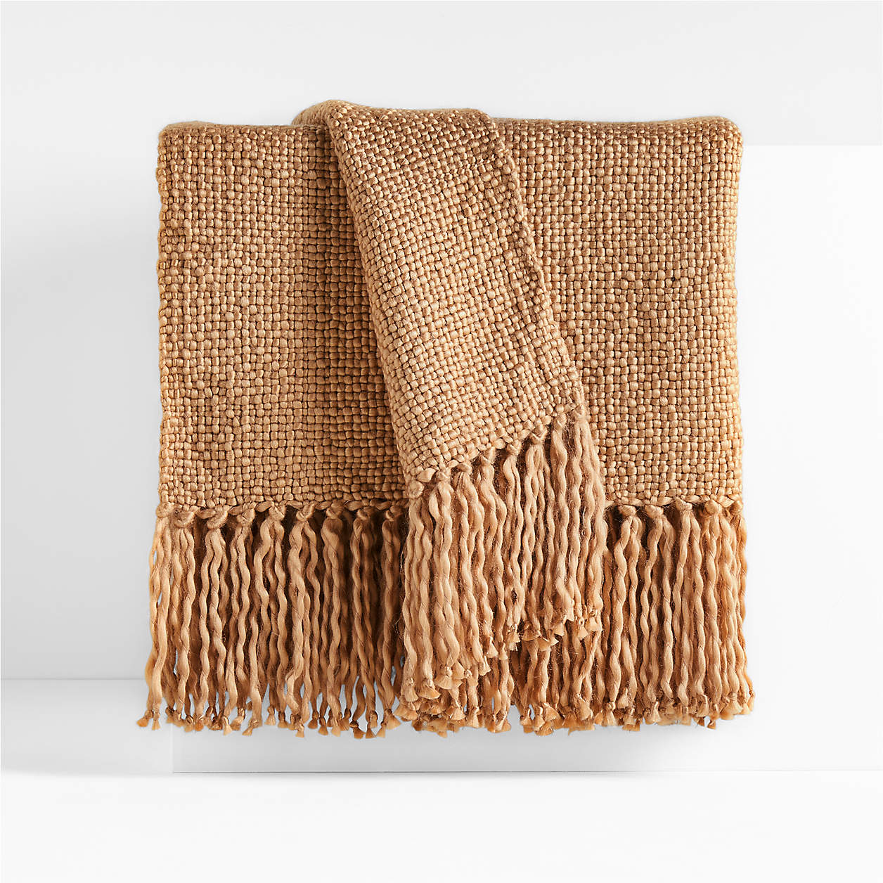 Styles 70"x55" Blush Throw Blanket + Reviews | Crate & Barrel
